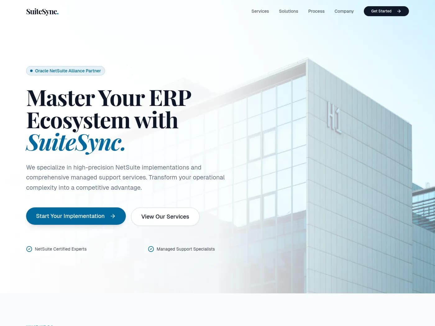 SuiteSync ERP Website