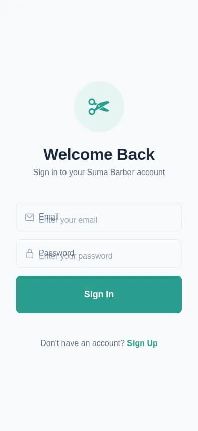 Suma Barber Booking App
