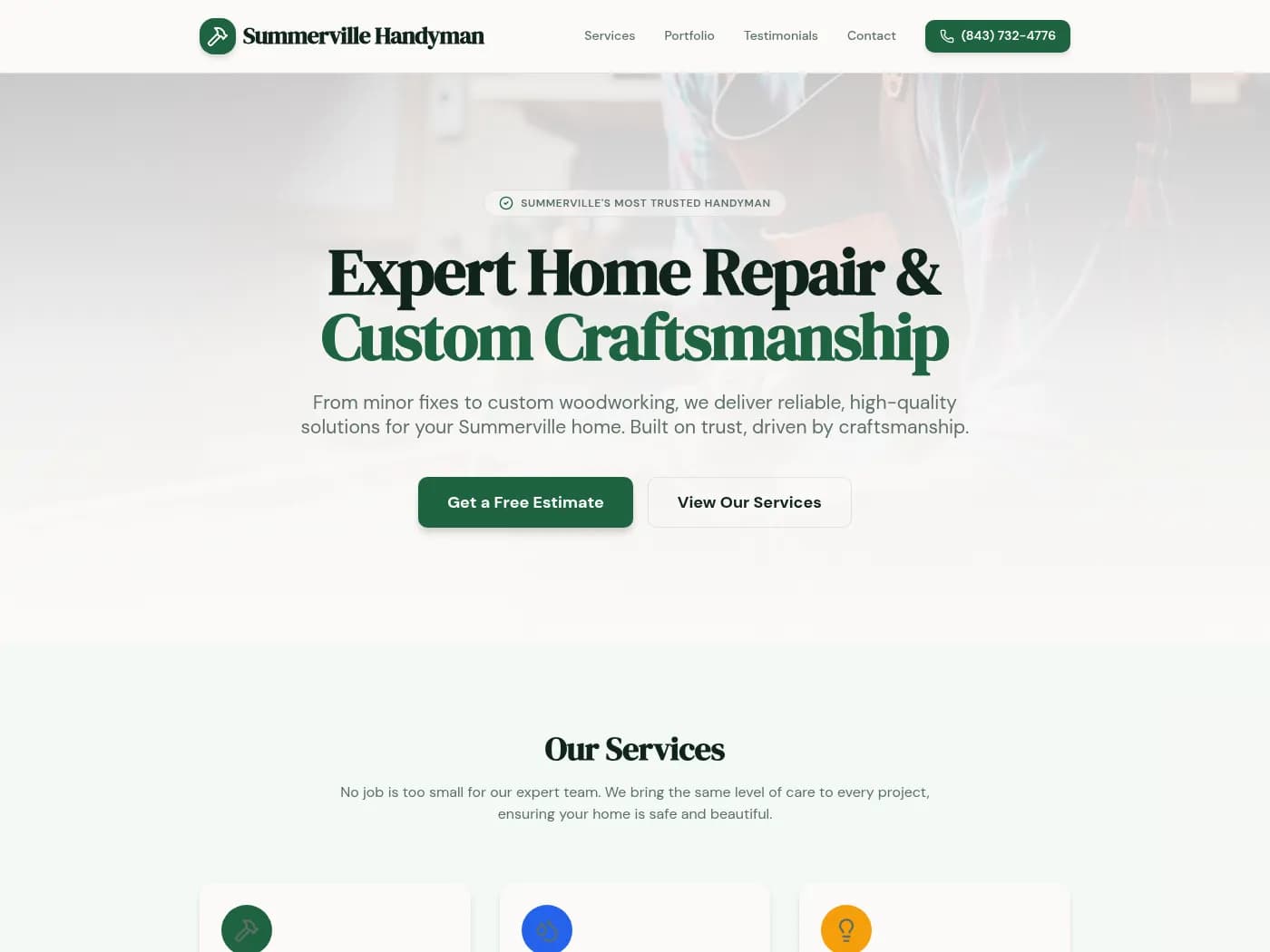 Summerville Handyman Site