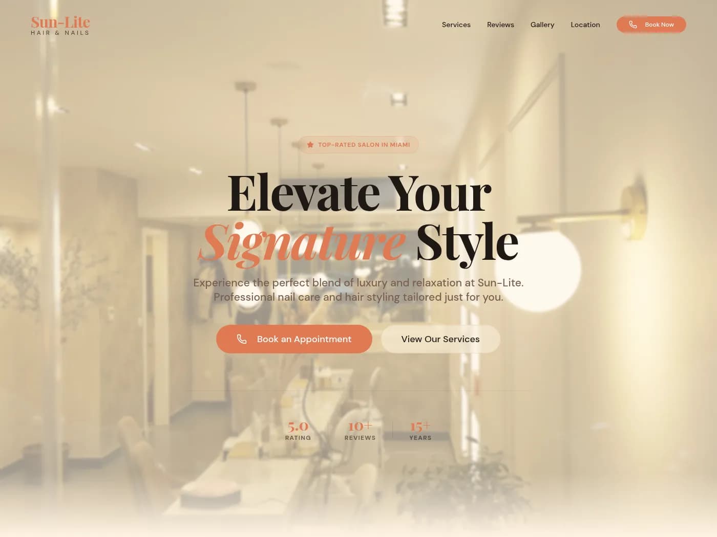 Sun-Lite Hair & Nails Web