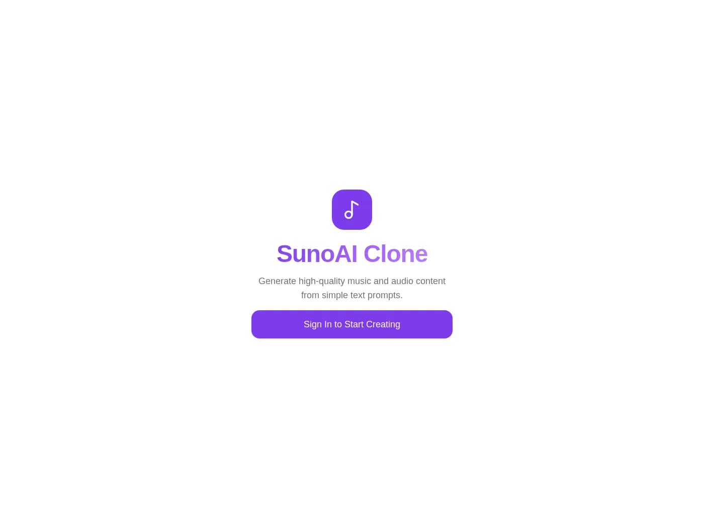 Suno AI Clone
