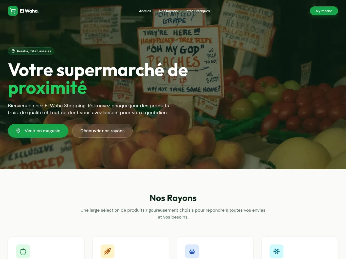 Superette Vitrine Site