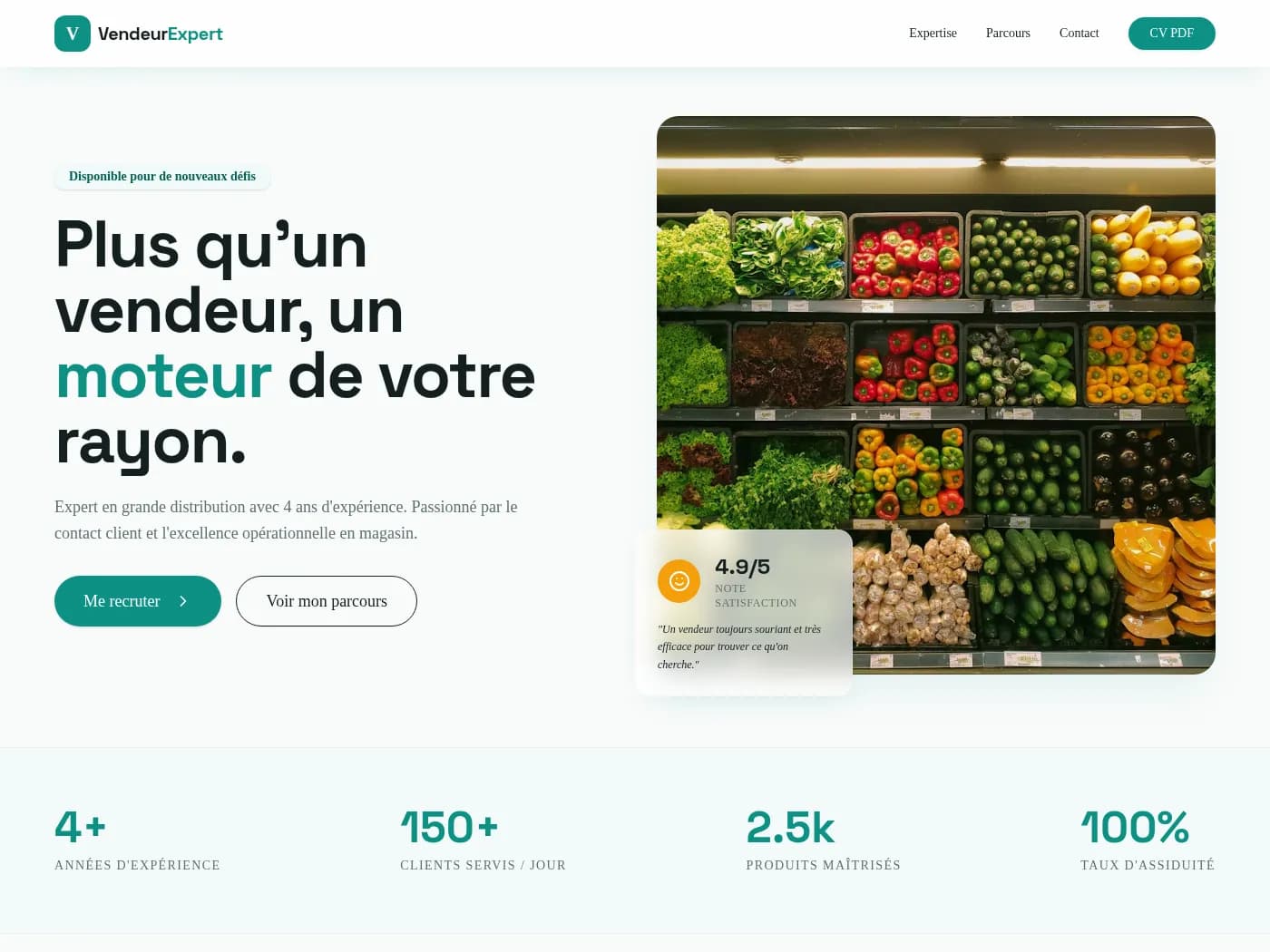 Supermarket Work Showcase