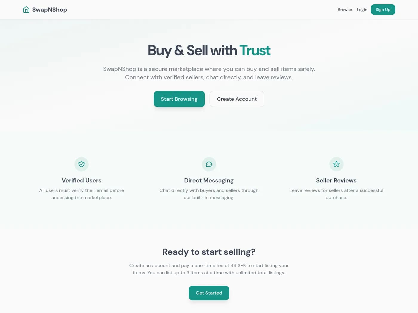 SwapNShop Marketplace