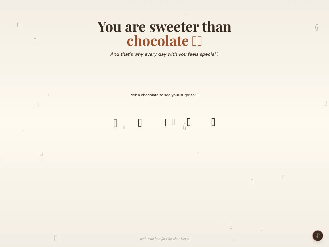 Sweeter Than Chocolate