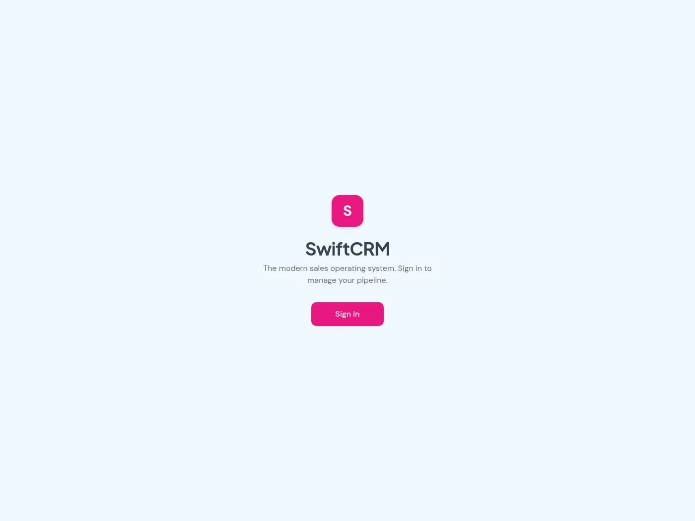 SwiftCRM