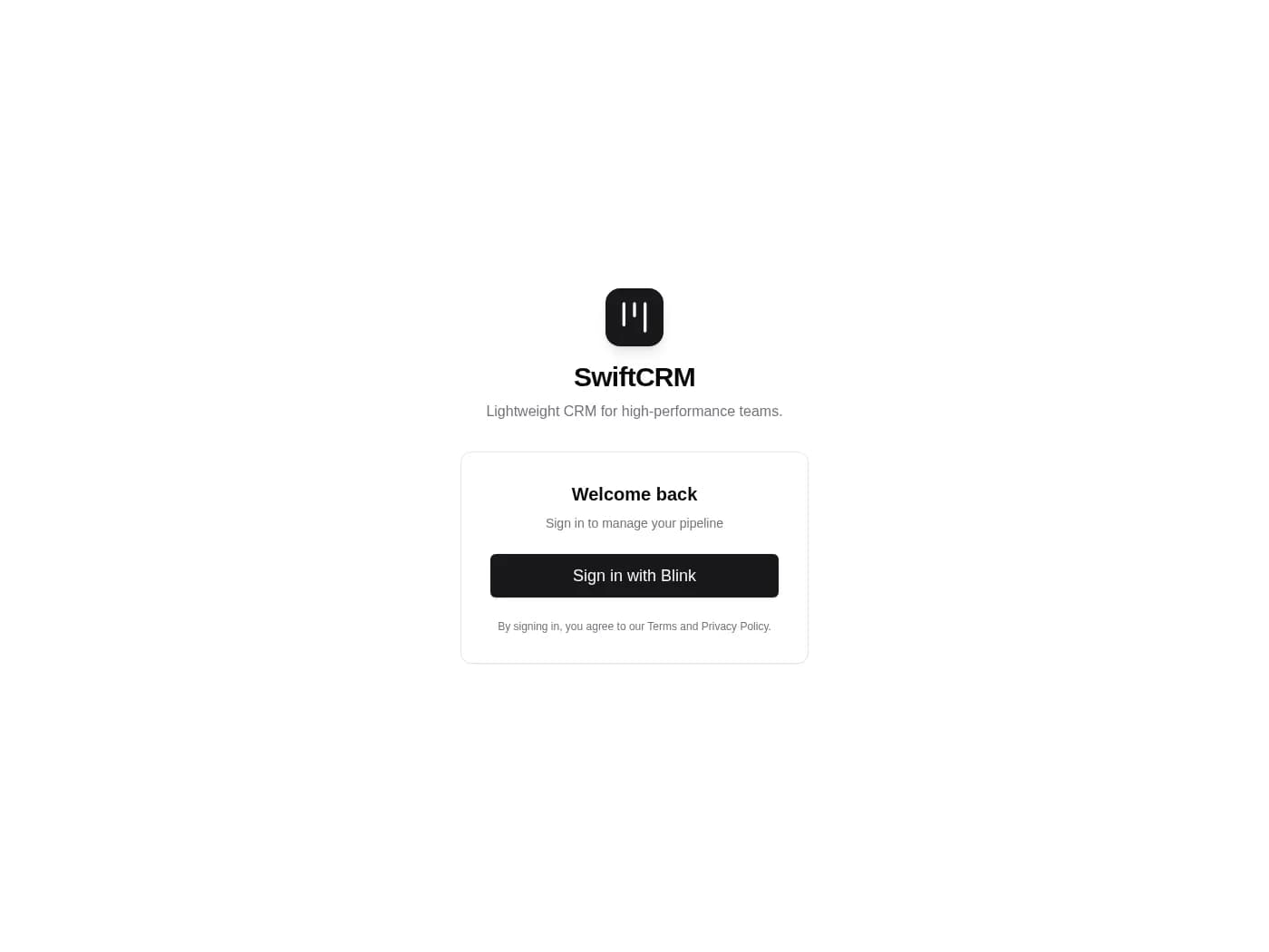 SwiftCRM