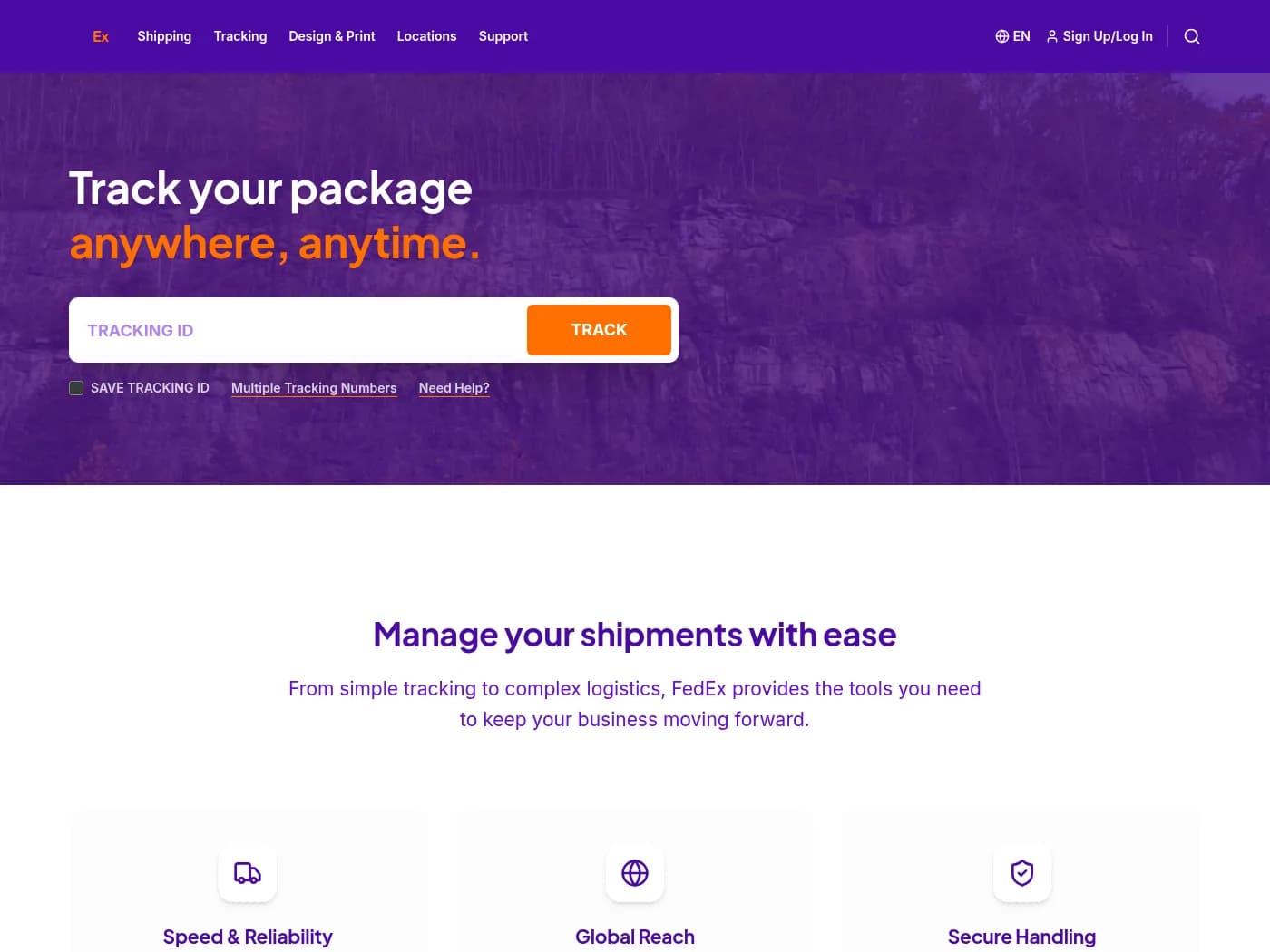 SwiftTrack Logistics App