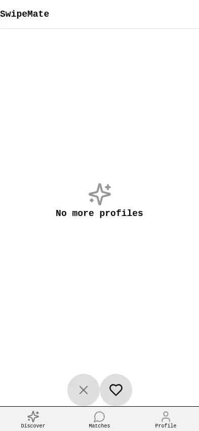 SwipeMate Dating App