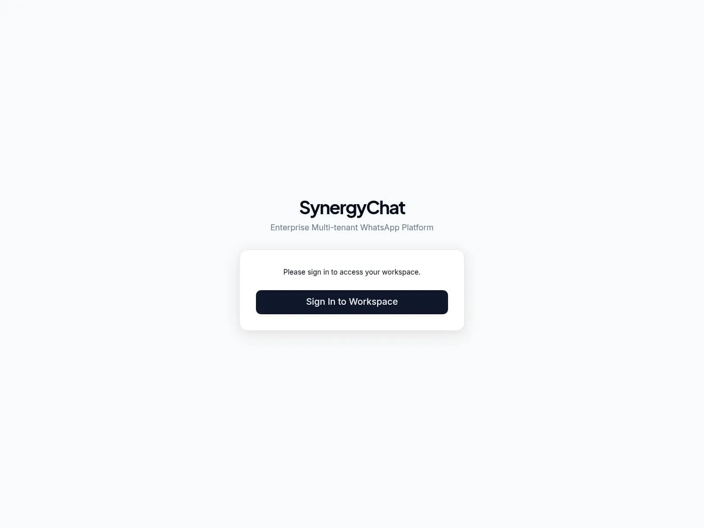 SynergyChat Platform