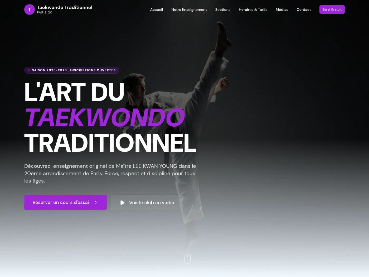 Taekwondo Paris Refresh
