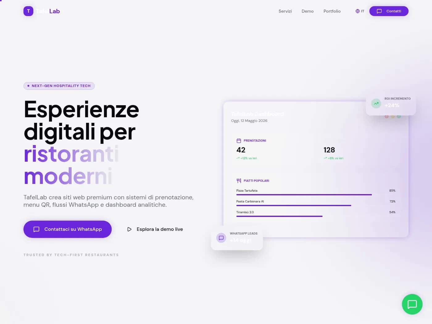 TafelLab Bilingual Web Studio