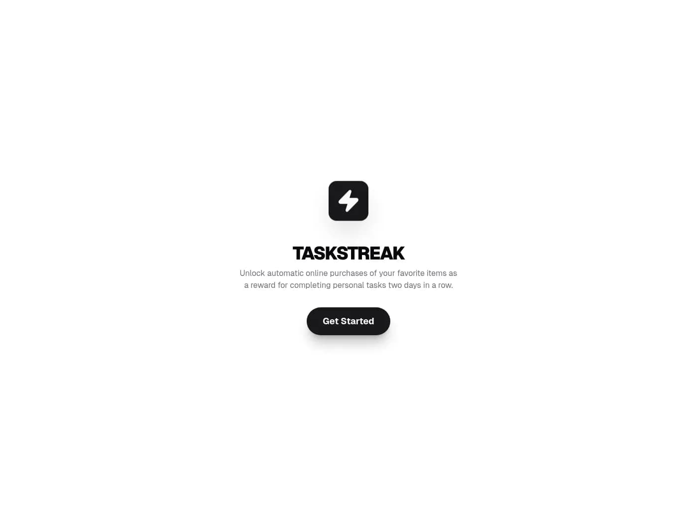 TaskStreak Rewards App