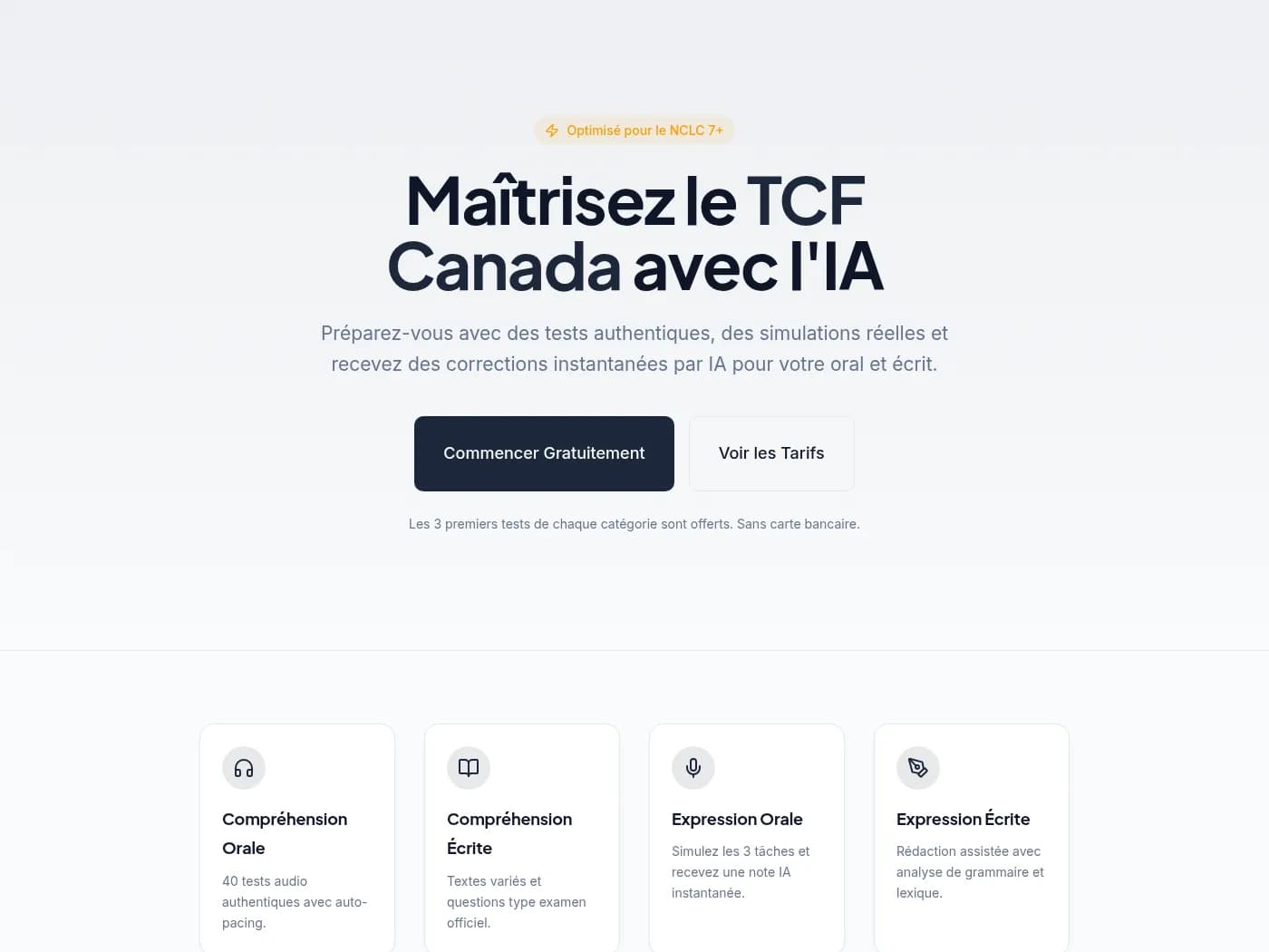 TCF Canada Prep SaaS