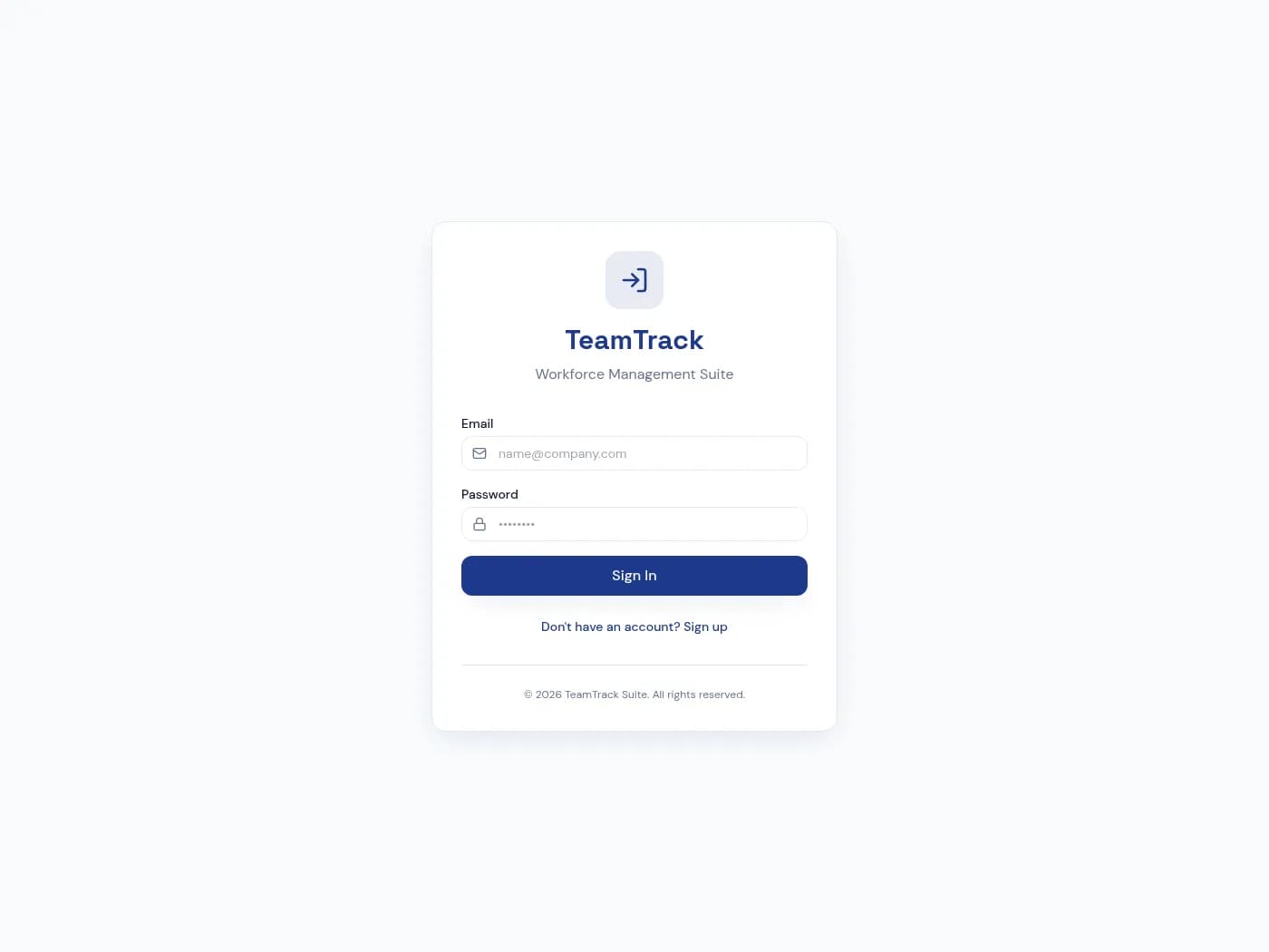 TeamTrack Workforce Suite