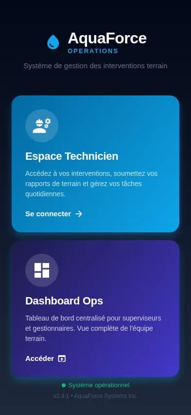 TechOps Dashboard & Mobile