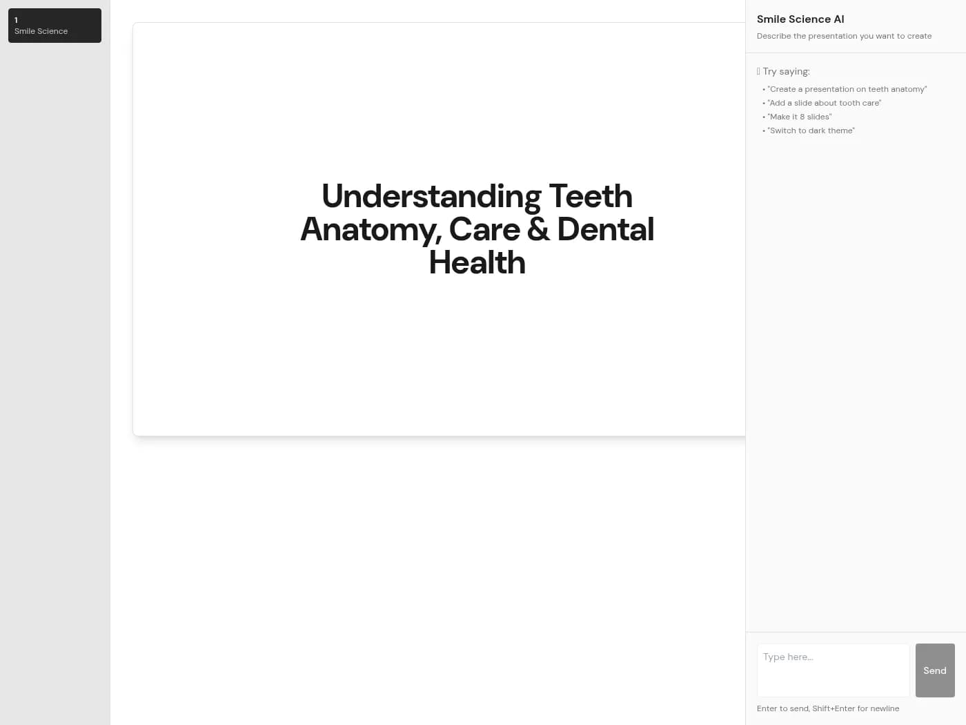 Smile Science Slides