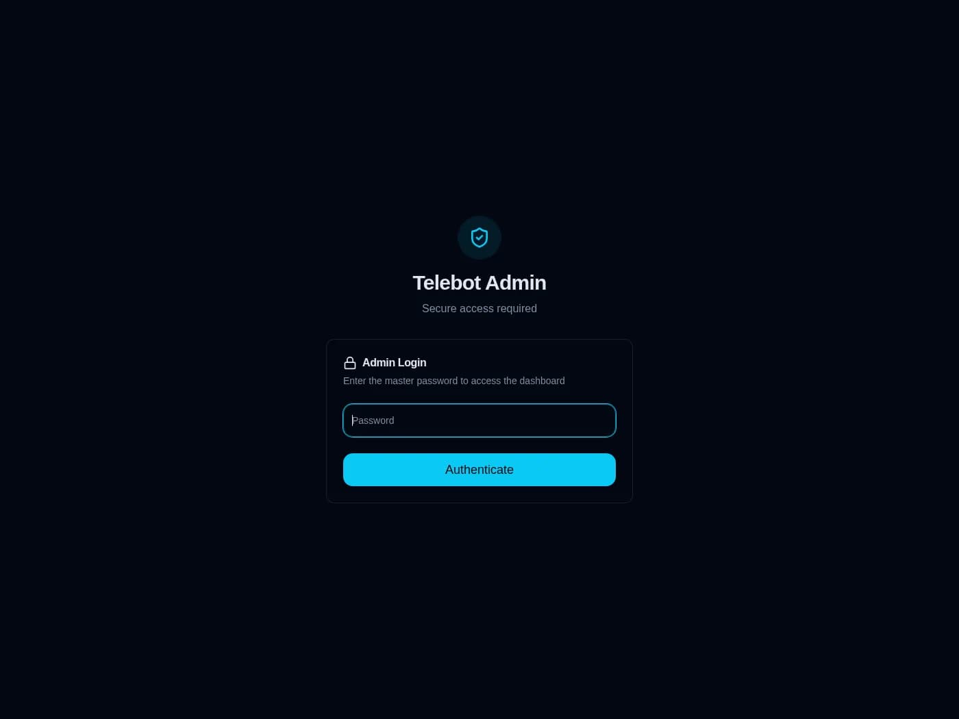 Telebot Admin Hub