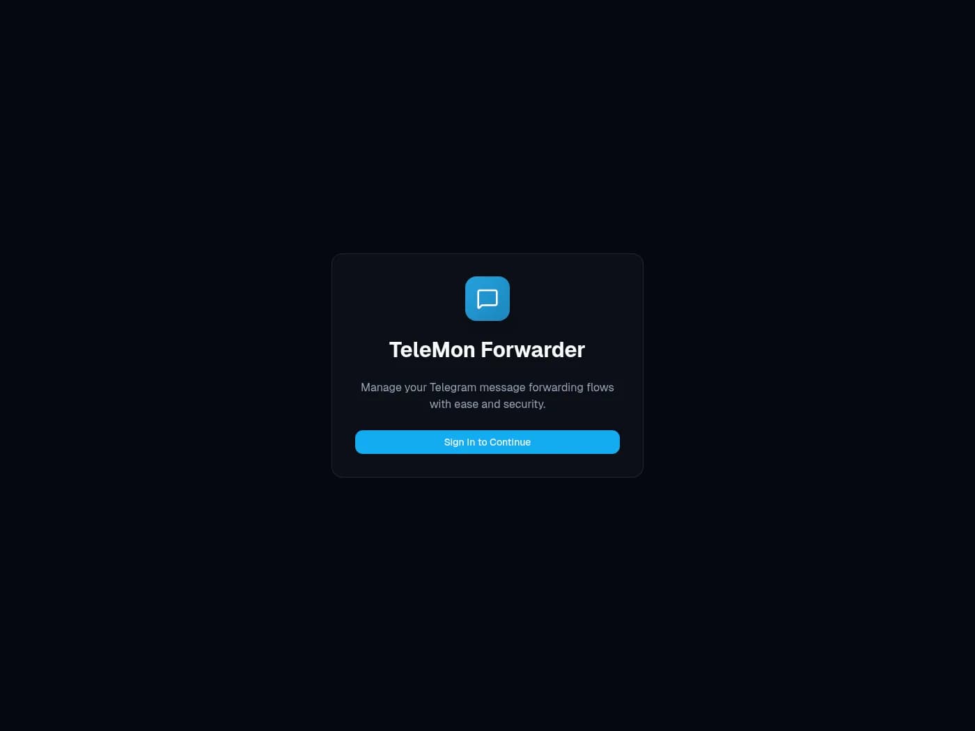 TeleMon Forwarder Web