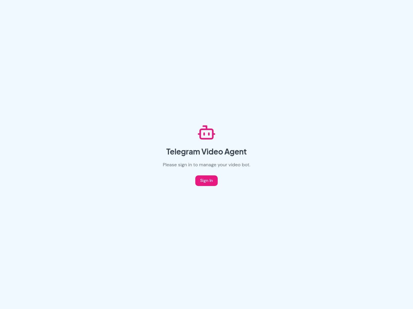 Telegram Video Agent