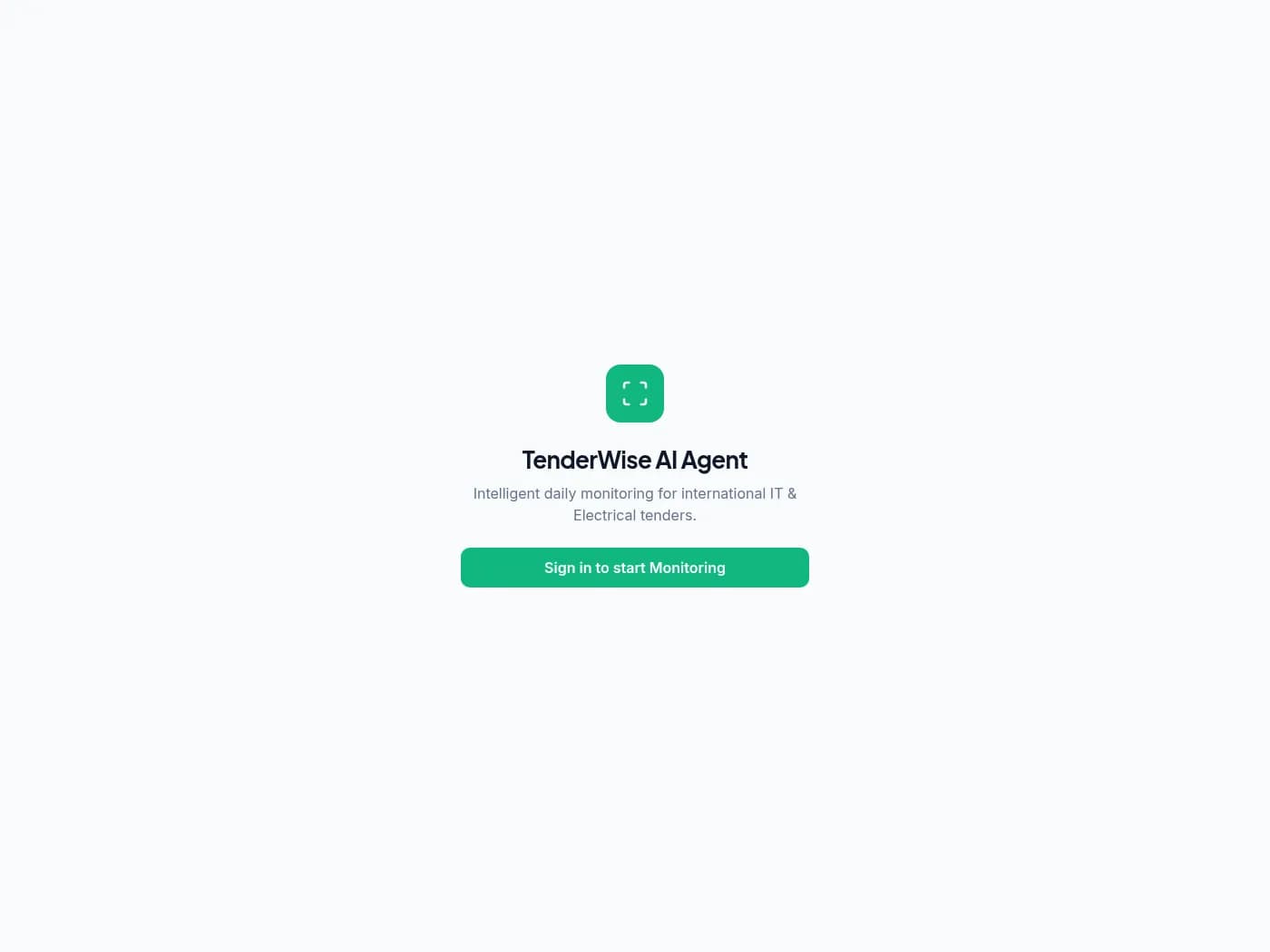 TenderWise AI Agent