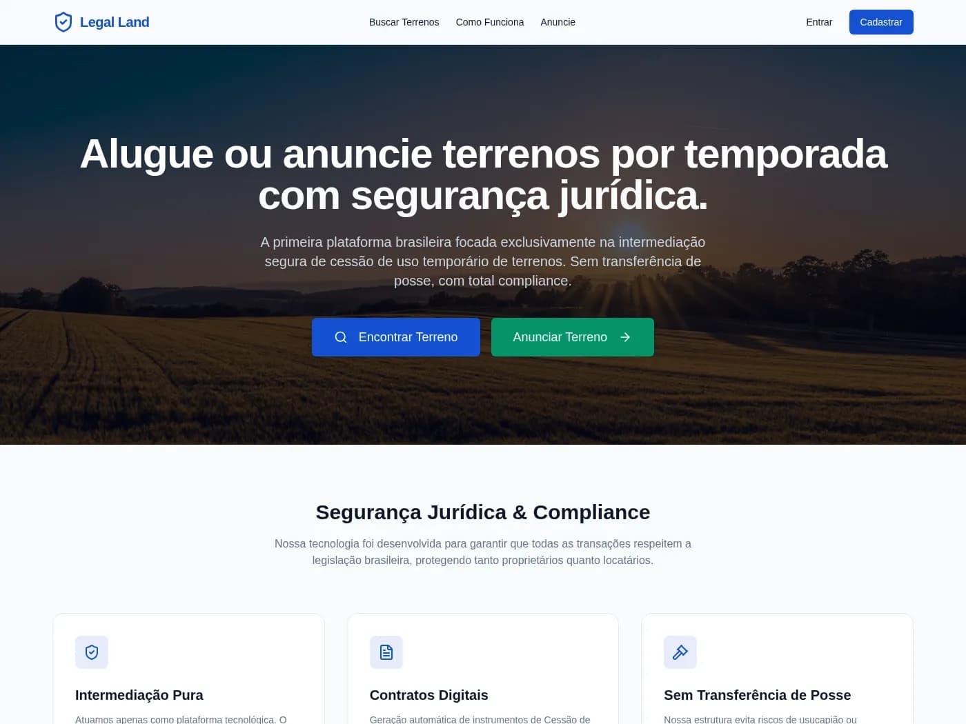 Legal Land Marketplace