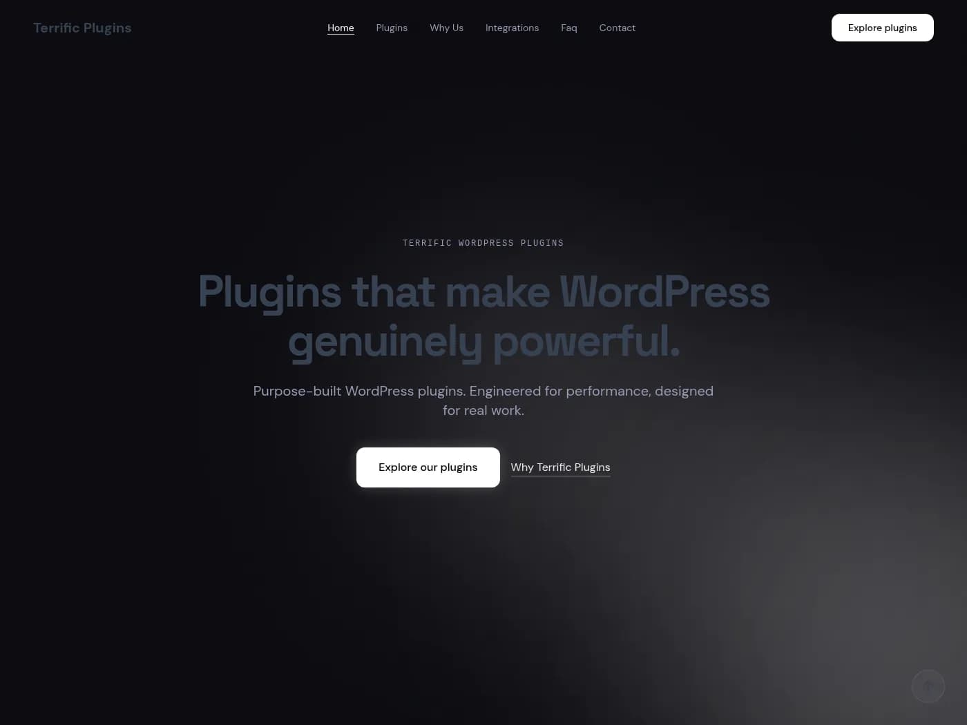 Terrific Plugins Landing