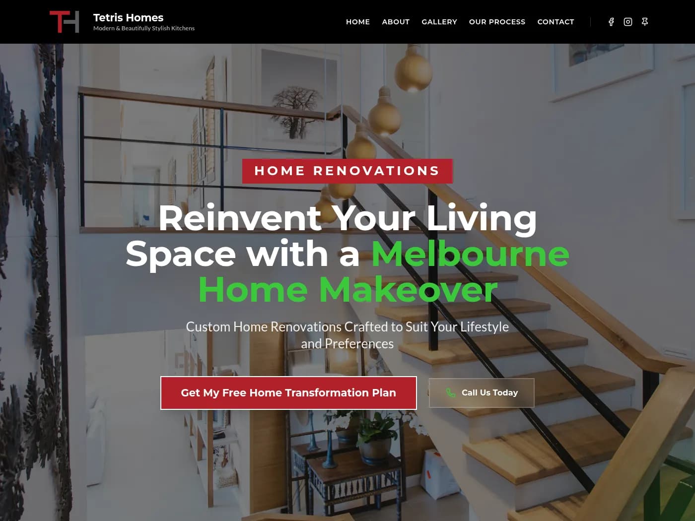 Tetris Homes Website