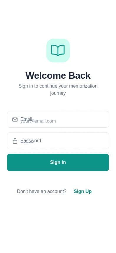 Text Hide & Recall App