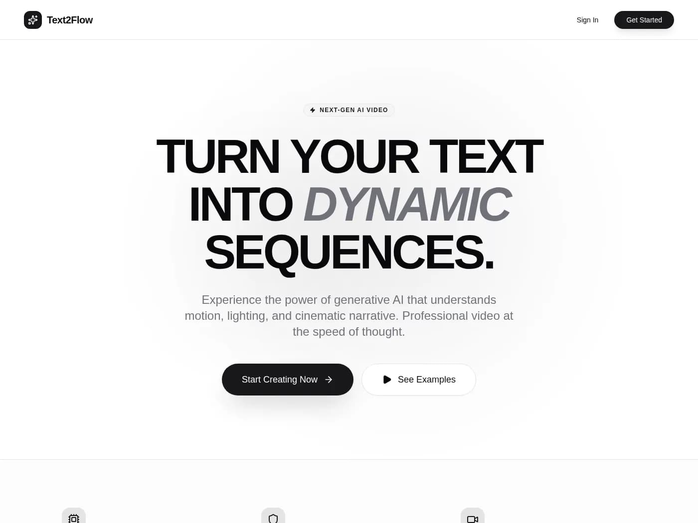 Text2Flow Video AI