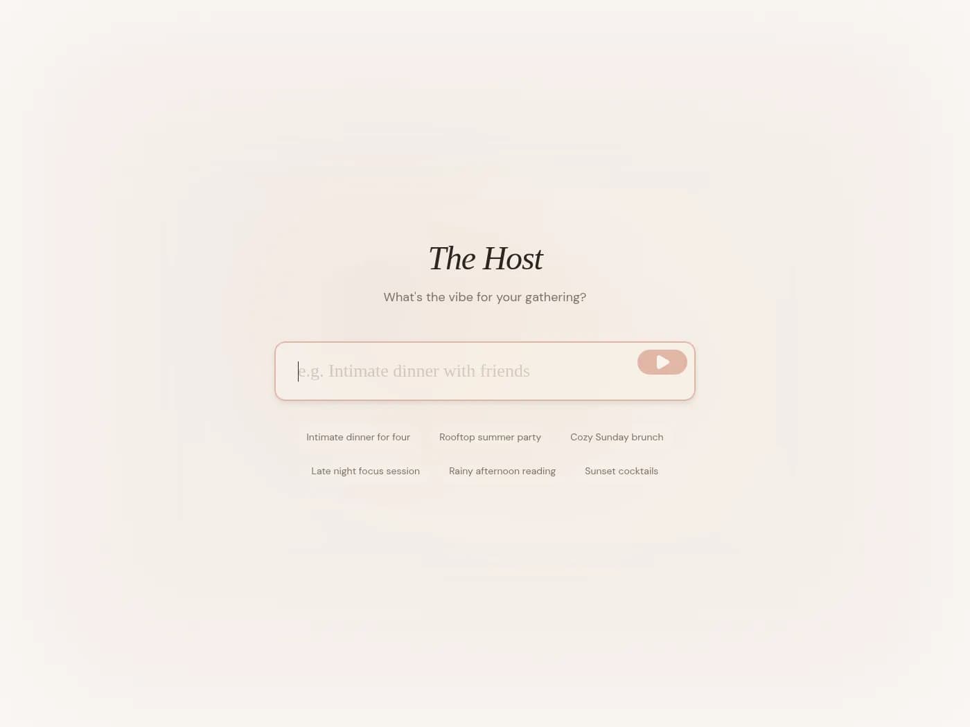 The Host Music Player