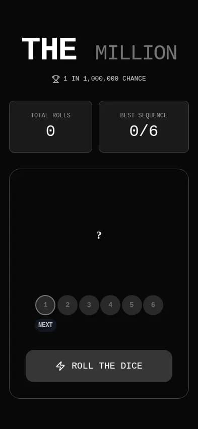 The Million Game