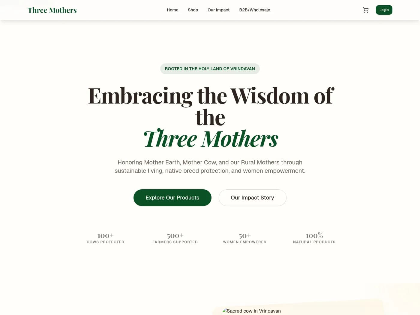 Three Mothers NGO Site