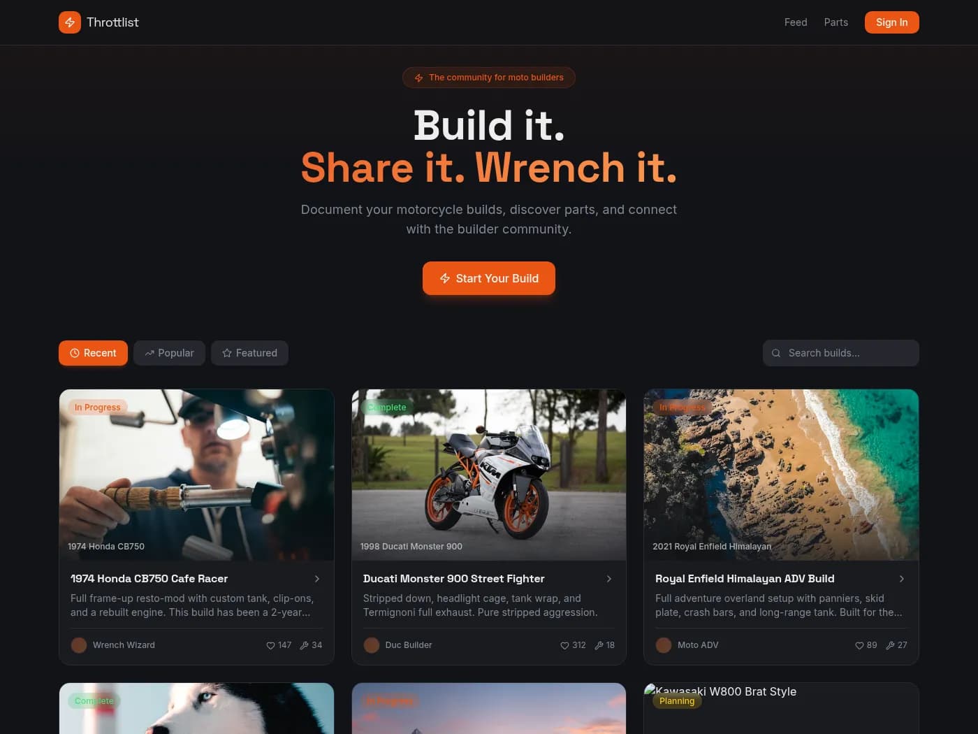 Throttlist Builder Hub