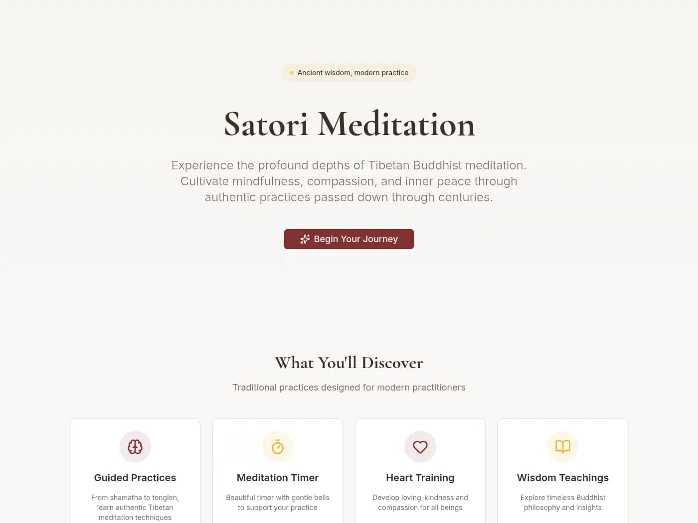 Satori Meditation App
