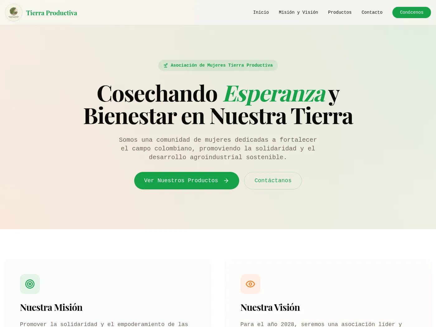 Tierra Productiva Web