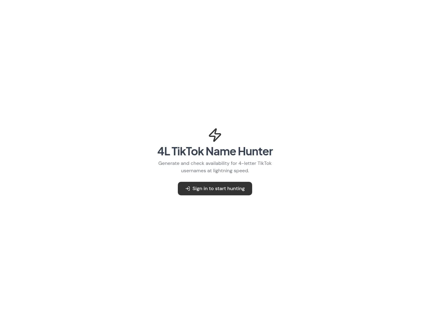 4L TikTok Name Hunter