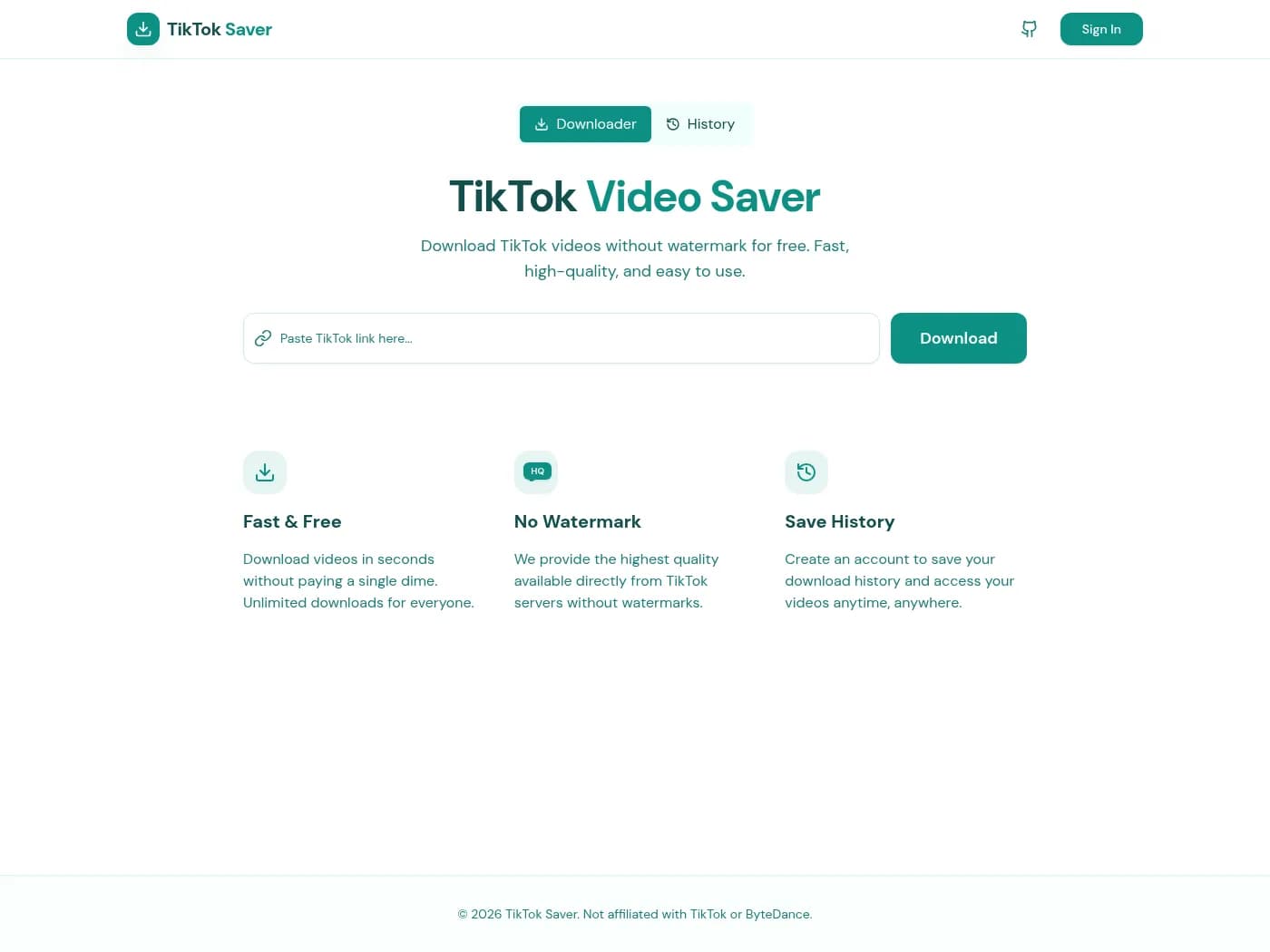 TikTok Video Saver