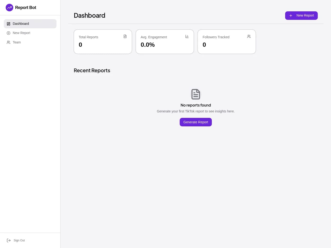 TikTok Report Bot