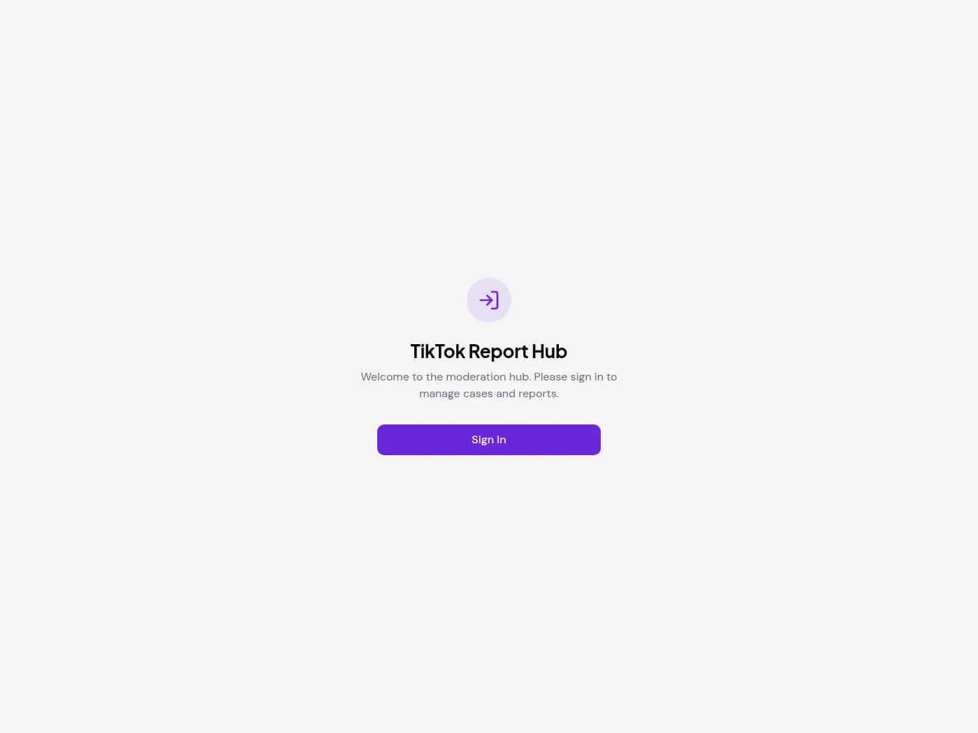 TikTok Report Hub