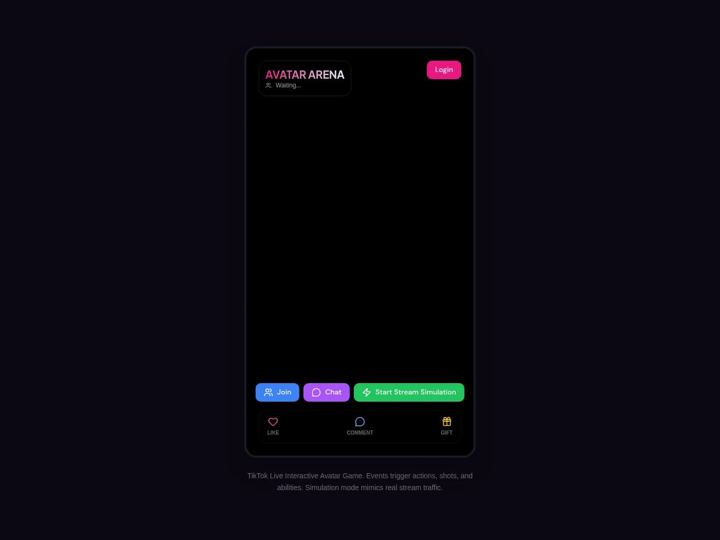 TikTok Stream Game MVP