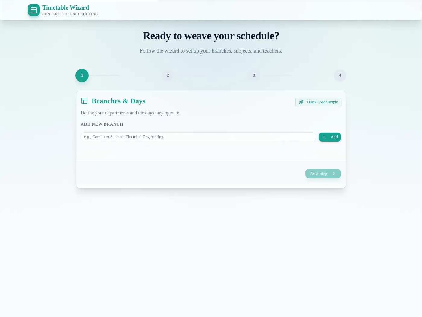 Timetable Wizard