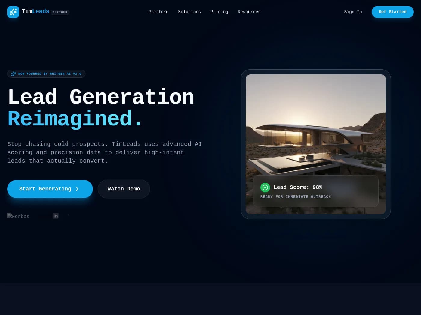 TimLeads NextGen Web