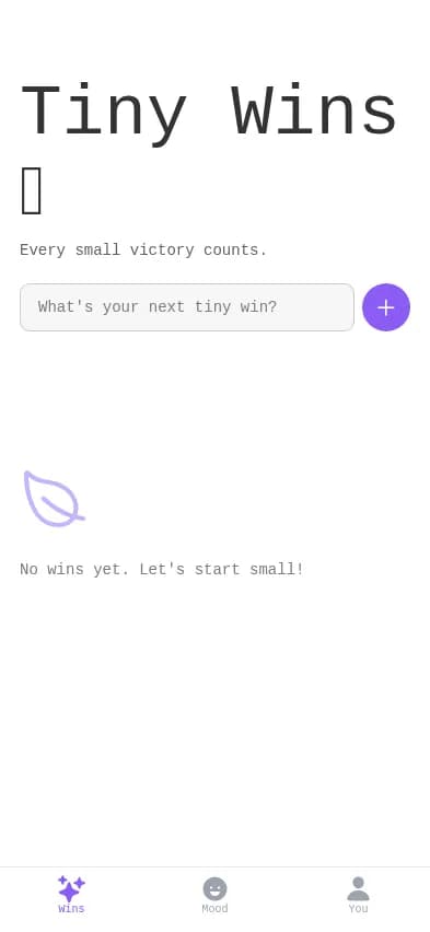 Tiny Wins App