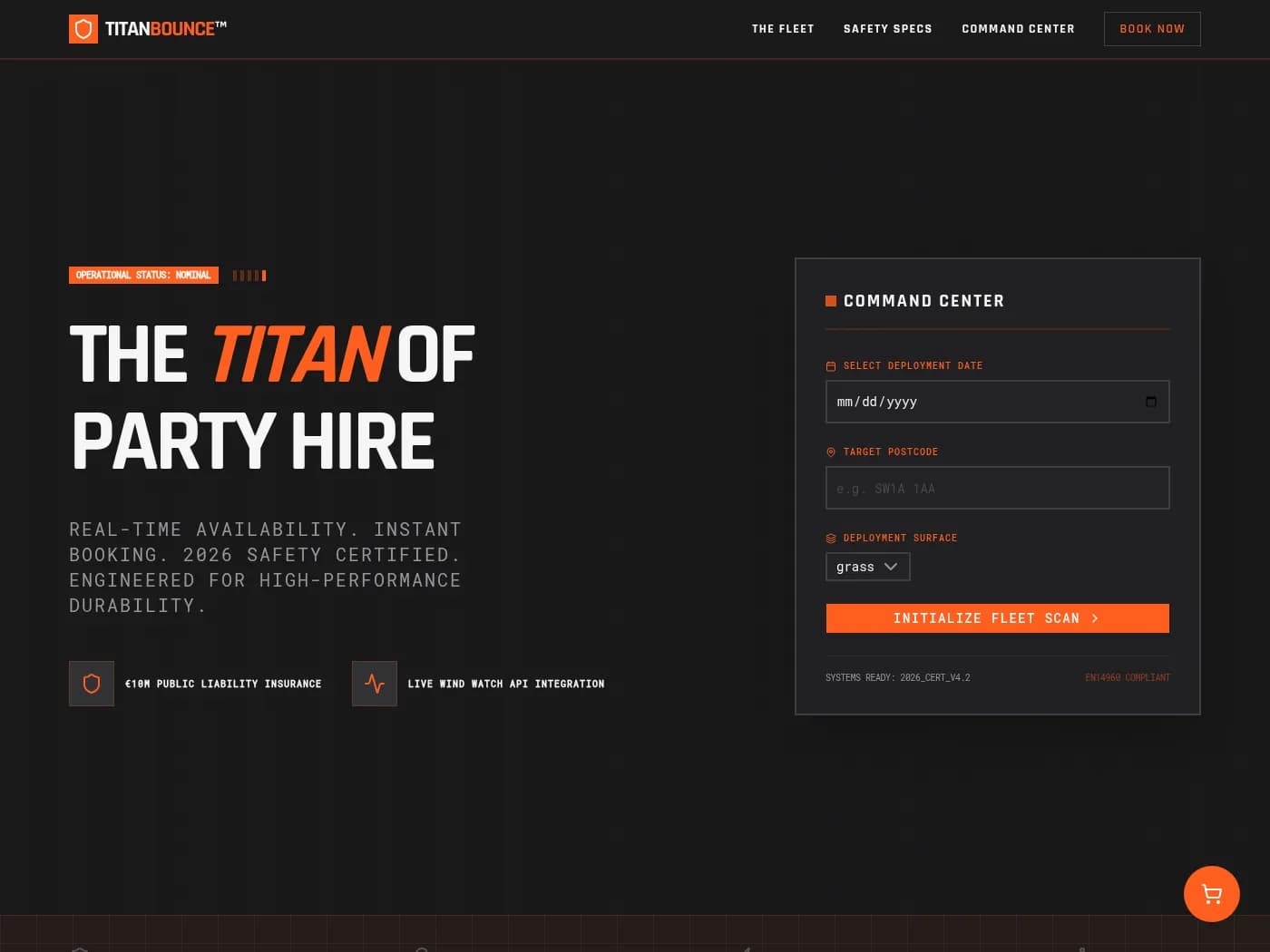 TitanBounce Command Center