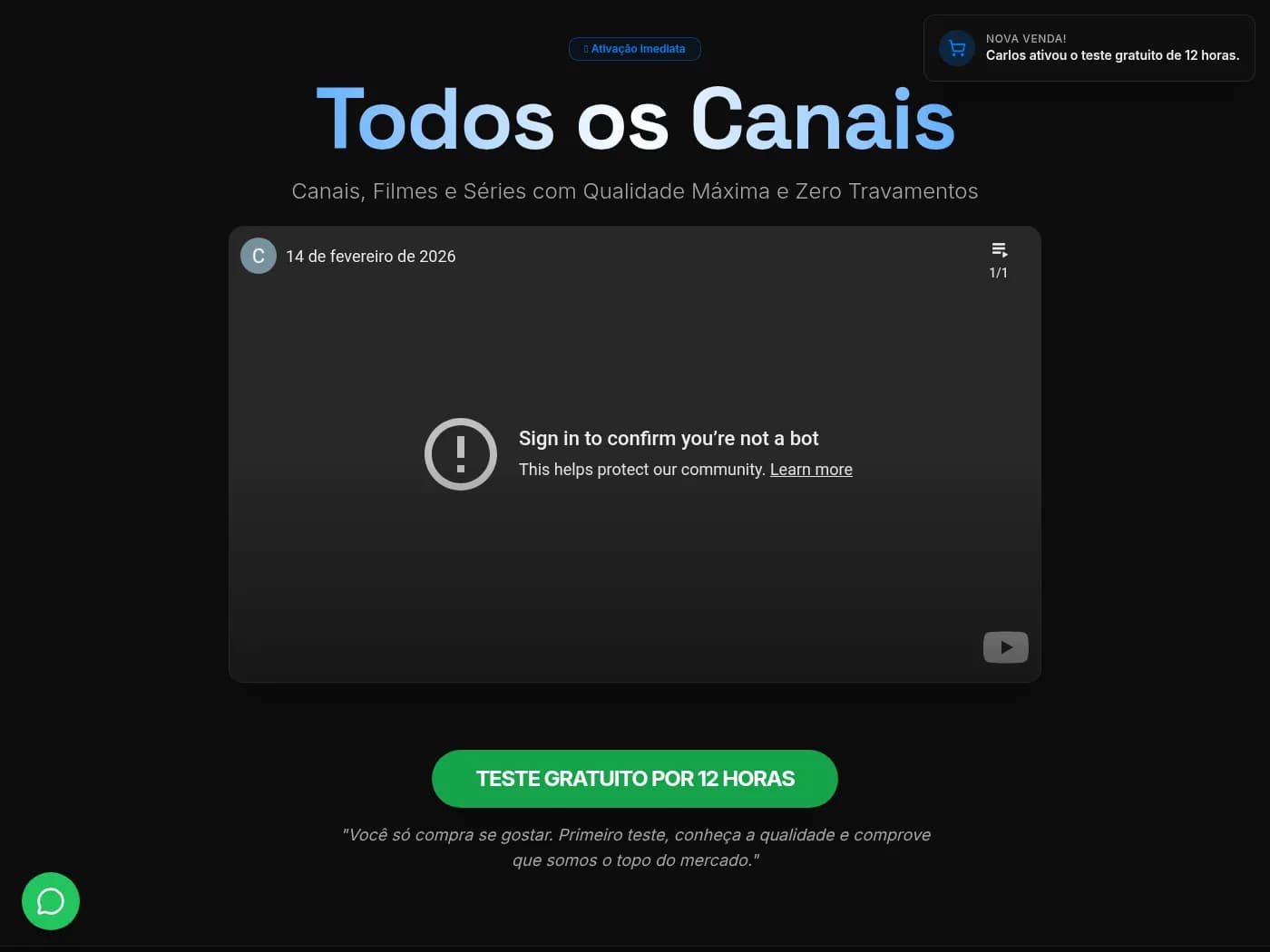 Todos os Canais Web