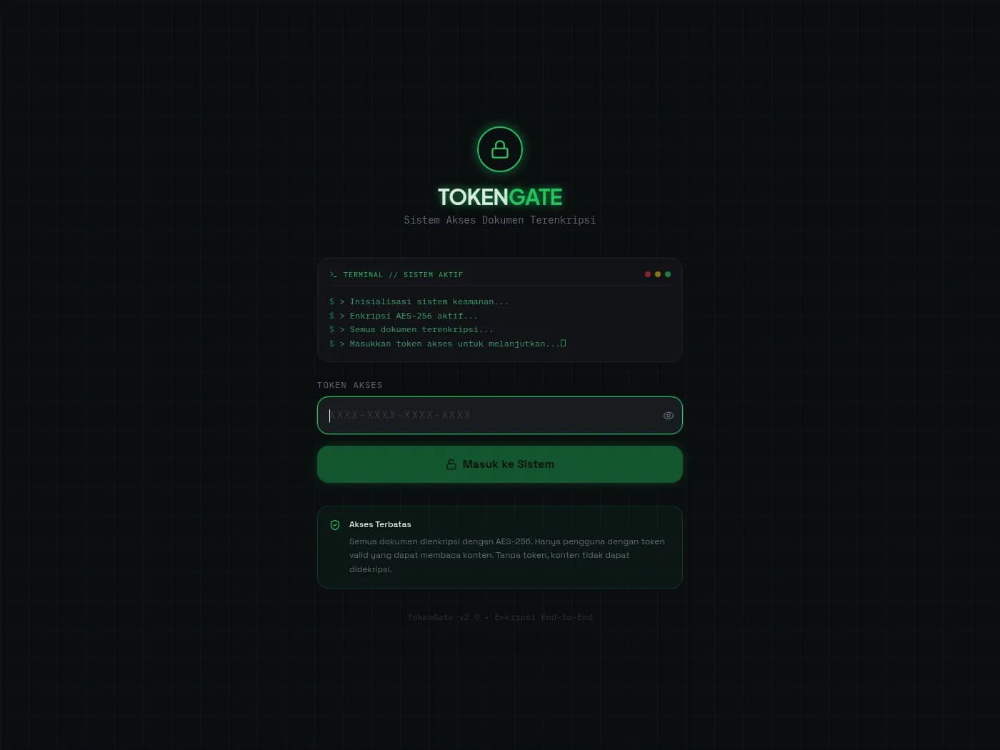 TokenGate Encrypted Docs