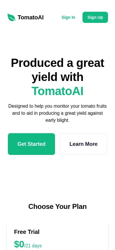 Tomato AI Disease App
