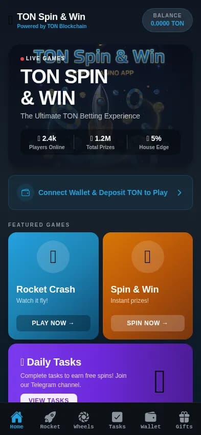 Ton Spin & Win bot