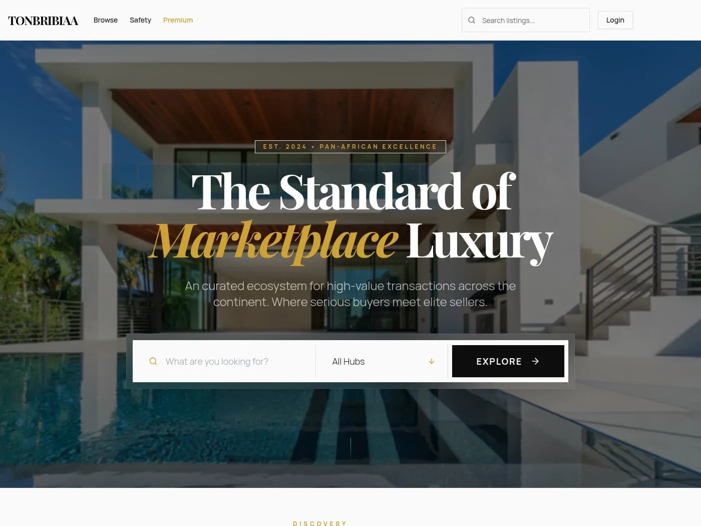 TONBRIBIAA Luxury Marketplace